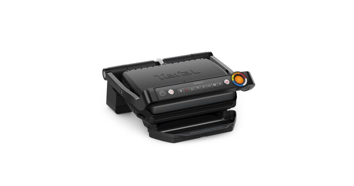 Gratar electric Tefal OptiGrill+ GC717810, 2000W, 6 programe