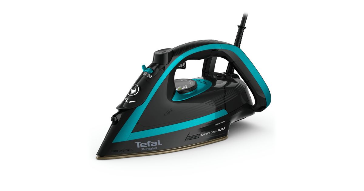 Fier de calcat Tefal Puregliss FV8066E0 3000W, abur 280g/min