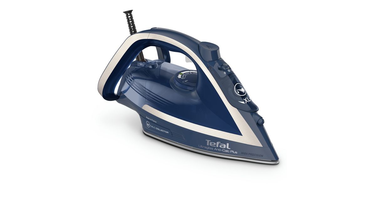 Fier de calcat Tefal Ultragliss Plus FV6830E0, 2800W, talpa Durilium ...