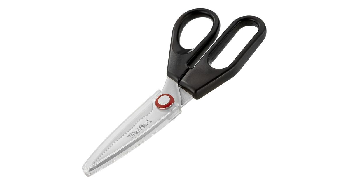 Foarfeca bucatarie Tefal Ingenio K2071314, lame inox, negru