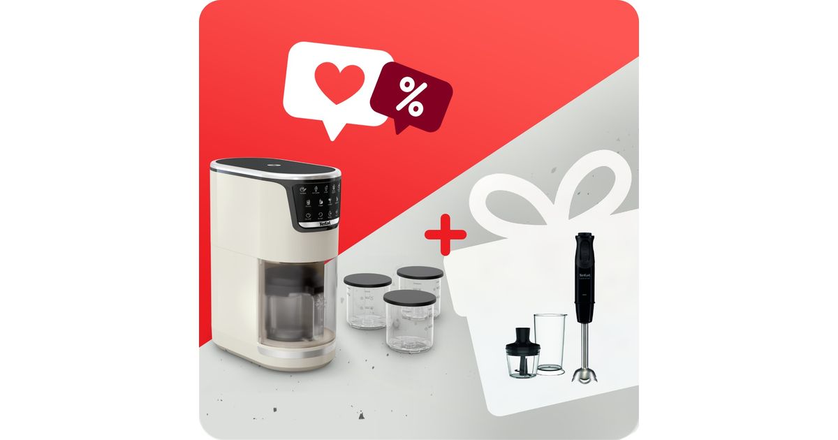 Aparat de înghețată Tefal Dolci IG602AE0 & Blender vertical