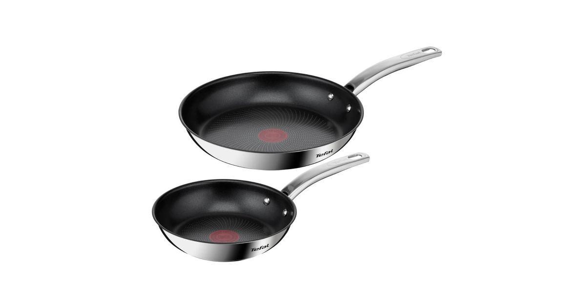 Set tigai 2 piese Tefal Intuition B817S255 20/26cm inox