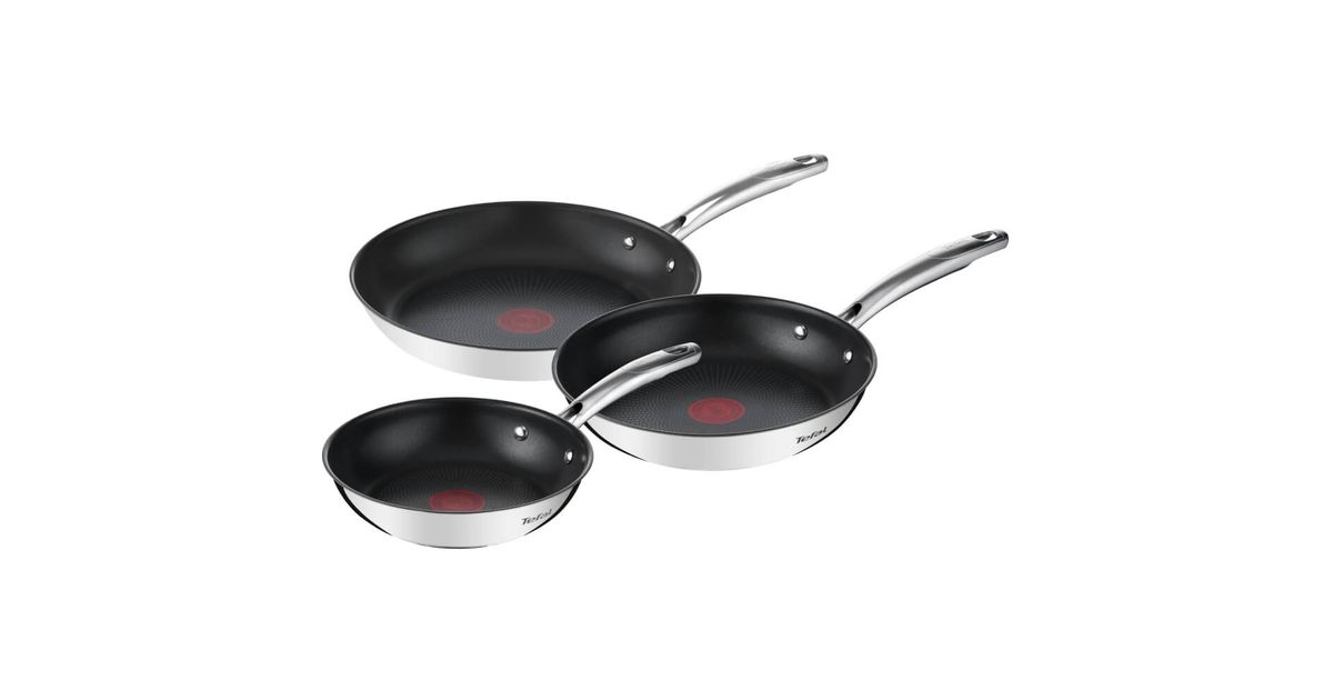 Set tigai 3 piese Tefal Duetto G732S334 20/28cm inductie