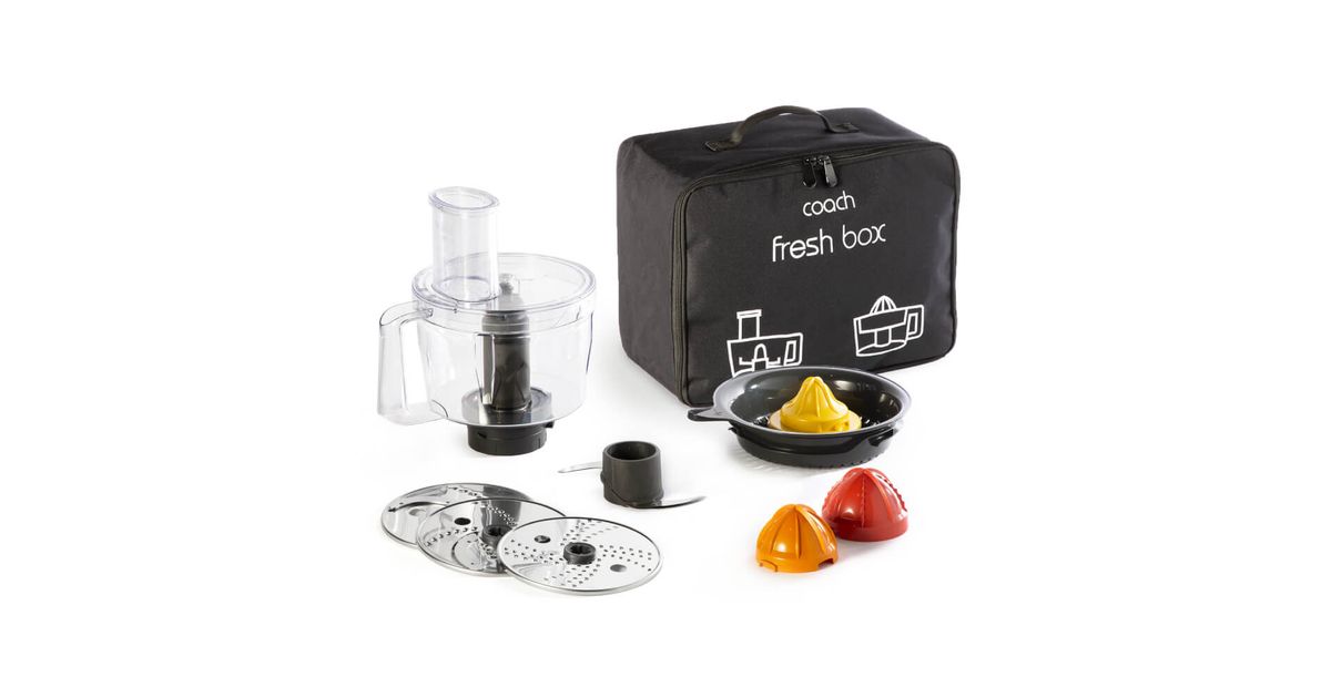 Set 5 accesorii Tefal Coach Fresh Box XF652038, maruntire