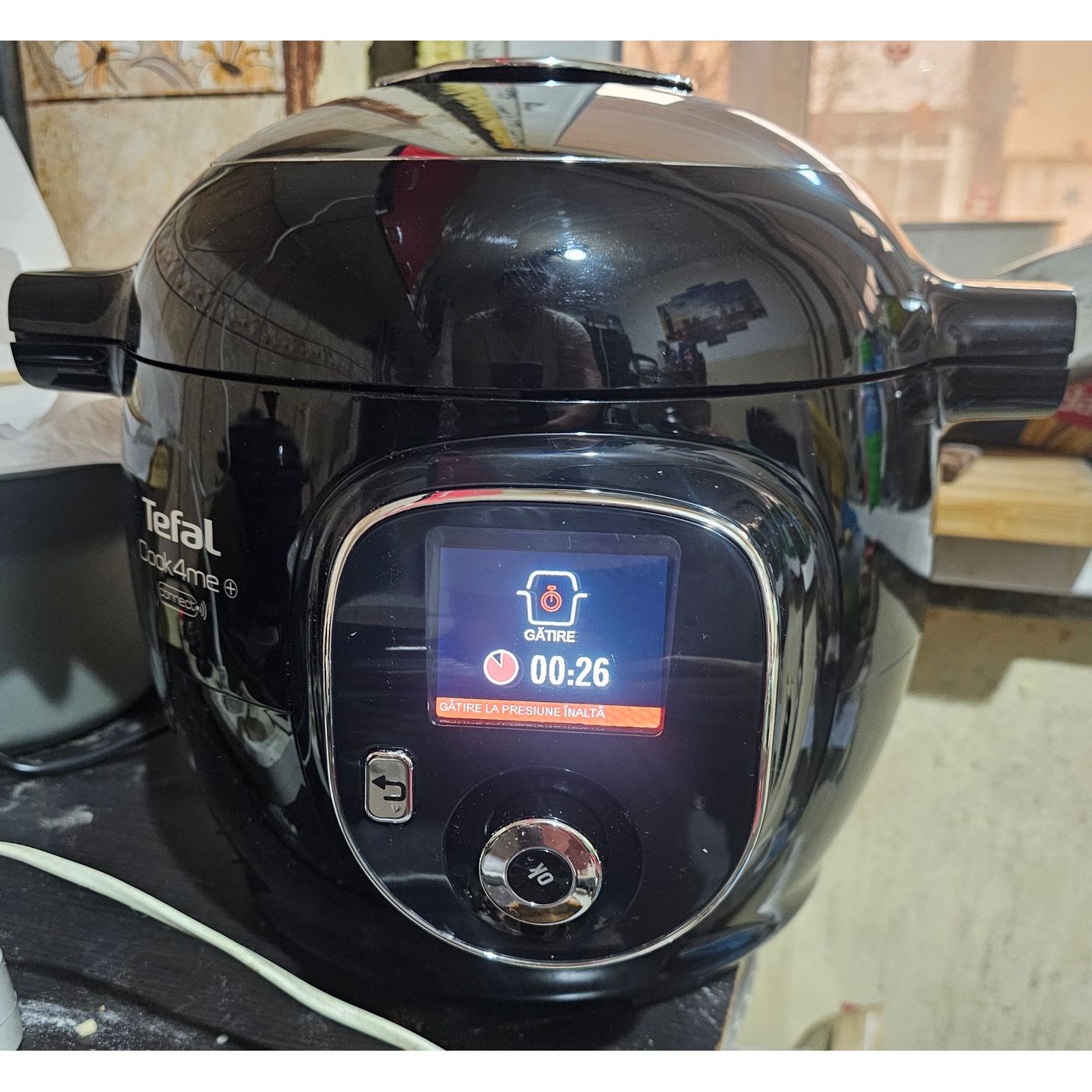 Multicooker Tefal Cook4Me+ Connect 6L CY855830, negru